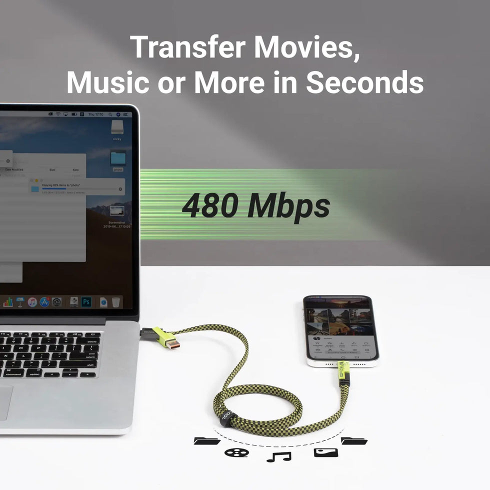 xCool Cable Monster 4-in-1 100W USB-C Charging Cable with Interchangea