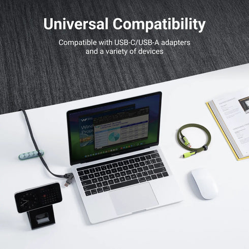 xCool Cable Monster 4-in-1 100W USB-C Charging Cable with Interchangea